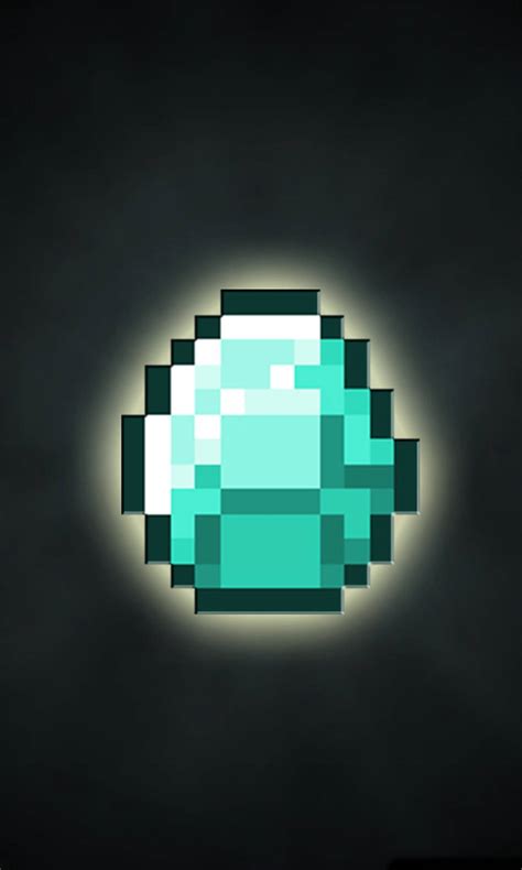 Minecraft Diamond Ore Pixel Art