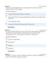 3 0 Check Your Knowledge SCS 285 Docx Question 1 0 375 0 5 Points