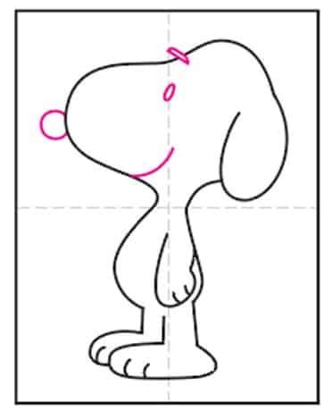 How To Draw Snoopy
