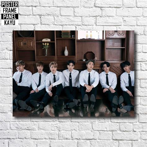 Jual Poster Bts Wsj Magazine Frame Kayu Solid A4 Bts412 Shopee Indonesia