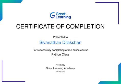Sivanathan Dilakshan On Linkedin Python Greatlearningacademy