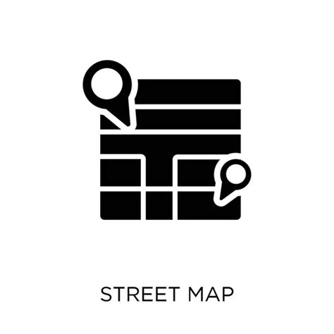 Map Icon Map Symbol Design Maps Locations Collection Simple Element Stock Vector By