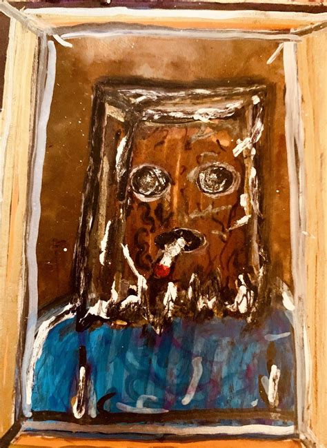 Self Portrait Assemblage Art Art Painting