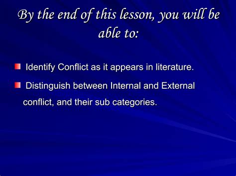 Creativew Writing Conflict Power Pointppt