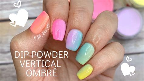 Diy Dip Powder Vertical Ombré Revel Nail Bright Summer Nails Artofit