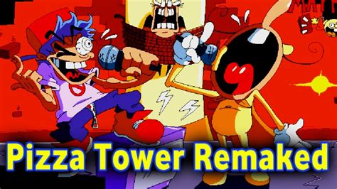 Friday Night Funkin Friday Night At The Pizza Tower Remaked Update