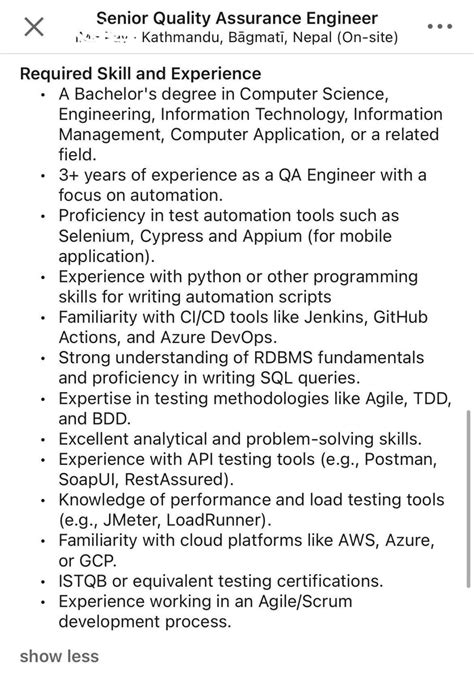 hiring qualityassurance qa softwaretesting testautomation… alok giri