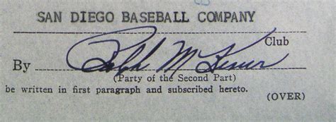 Ralph Kiner Psa Autographfacts℠