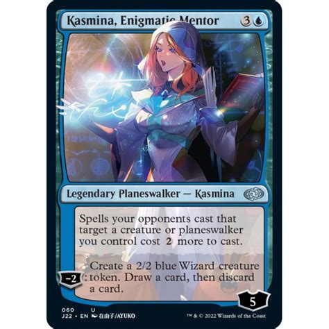 Kasmina Enigmatic Mentor Jumpstart 2022 Big Orbit Cards