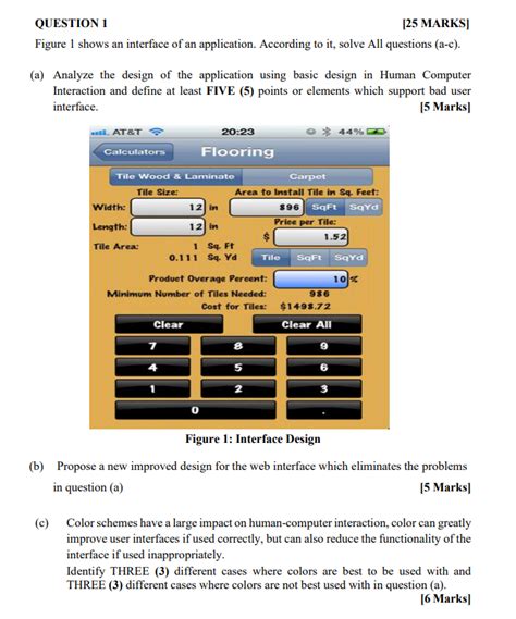 Solved Question 1 25 Marks Figure 1 Shows An Interface Of