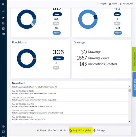 Adding Form Templates To Projects Damstra