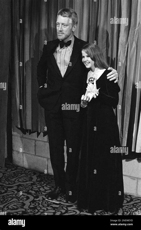 Actor Max Von Sydow Presented Golden Globe Award To Actress Linda Blair