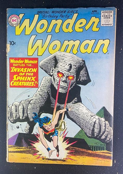 Wonder Woman 1942 113 GD VG 3 0 Ross Andru Cover And Art