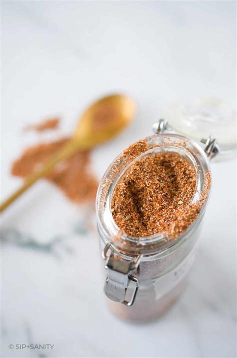 Homemade Low Sodium Taco Seasoning Recipe Sip Sanity