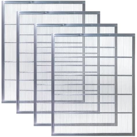 4pcs Metal Queen Excluder For 10 Frame Beehive Metal Queen Bee Excluder