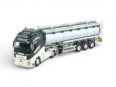 Tekno Volvo Fh Aero Xxl 4x2 With 3 Axle Tanktrailer Kralowetz
