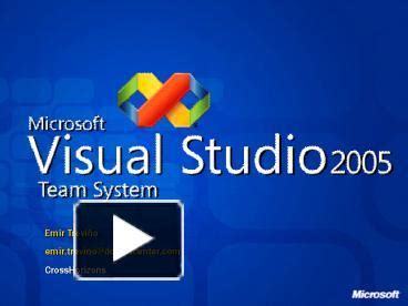 Ppt Visual Studio Whidbey Powerpoint Presentation Free To View Id