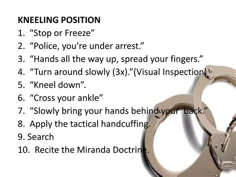 3 Handcuffing Foxtroot Pptx