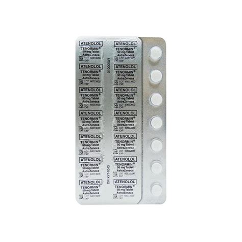 Rx Tenormin 50mg Tablet Lazada Ph