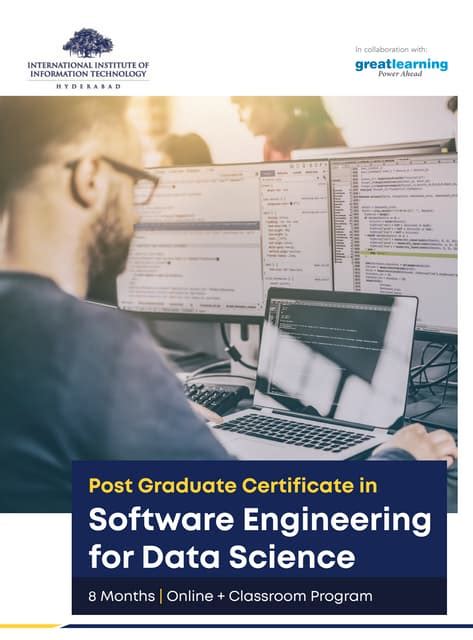 Post Graduate Certificate In Software Engineering For Data Science Pdf