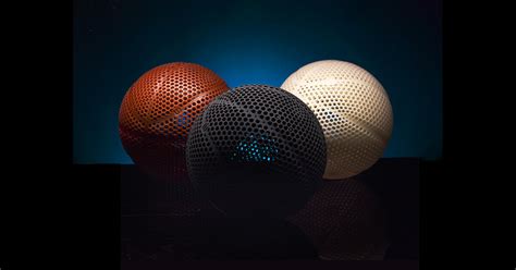 Wilson Releases D Printed Airless Basketball With Hexagonal Holes
