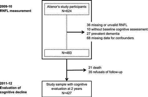 Flow Chart Of The Population Rnfl Retinal Nerve Fiber Layer