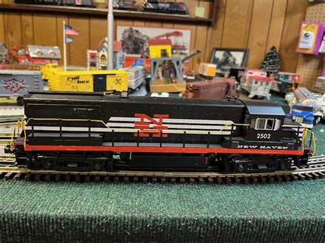 Mth U25b Diesel Engine With Proto Sound 3 0 Hi Rail Wheels 20 21844 1 New Haven Cab No 2502