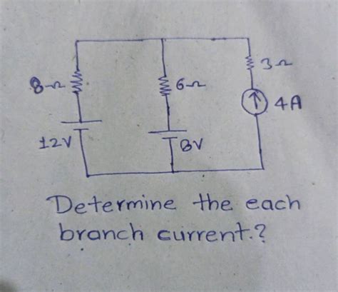 determine the each branch current filo