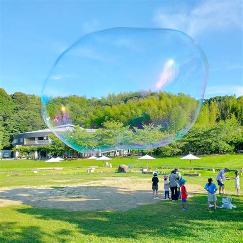 冒険シャボン玉 四季の郷公園 認定特定非営利活動法人わかやまnpoセンター