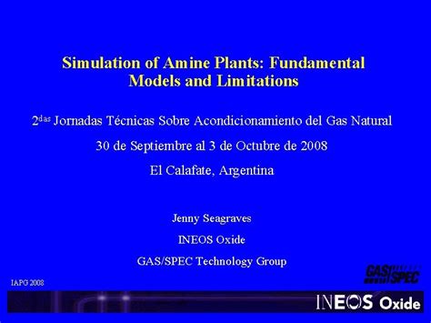 Simulation Of Amine Plants Fundamental Models And Limitations