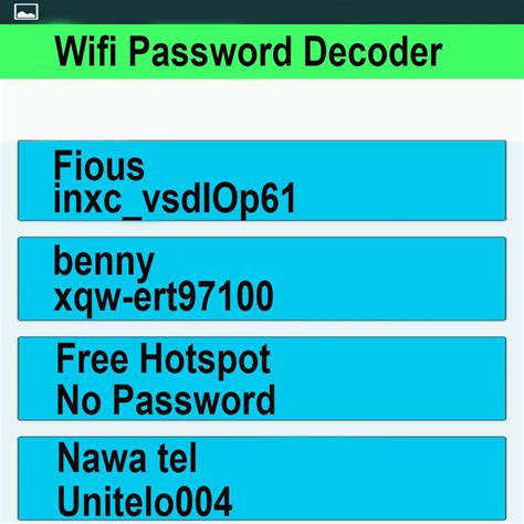 Wifi Password Decoder Apk For Android Download