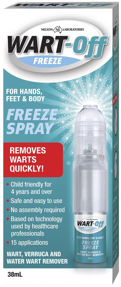 Wart Off Freeze Spray 38ml Wart Off Shop By Brand Pharmacy