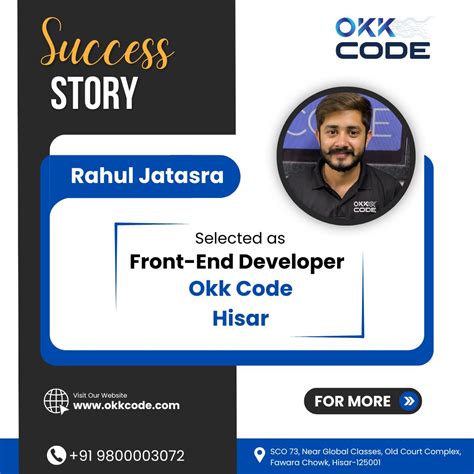 Okk Code On Linkedin Frontenddeveloper Successstory Codingjourney