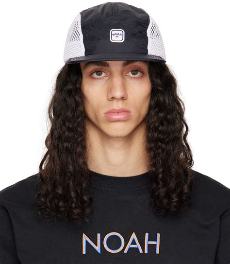Noah Black Ripstop Runner Flat Cap Noah Nyc