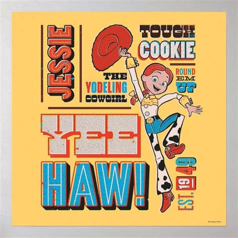 Vintage Toy Story Jessie Quote Poster Zazzle Vintage Toys Toy Story Quotes Quote Posters