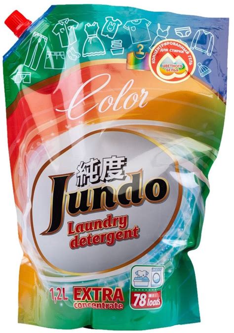 Jundo Концентрированный гель для стирки цветного белья 1,2 л на 78 ...