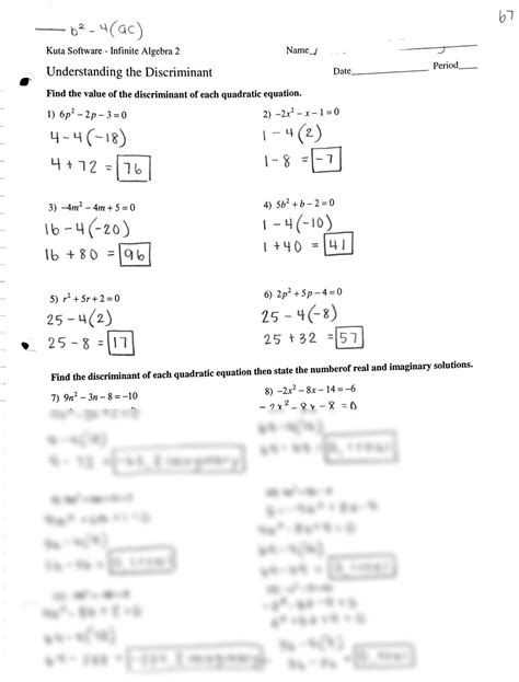 Solution Kuta Software Infinite Algebra 2 Understanding The Worksheets Library