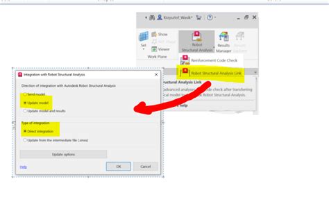 Impossible To Use Direct Model Integration From Robot Structural