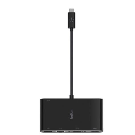 Thiết Bị Chuyển Usb C Sang Các Loại Belkin Avc004btbk Chính Hãng