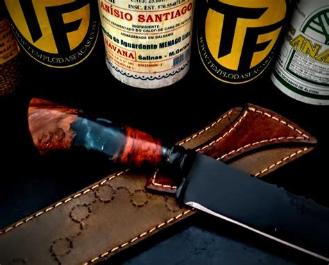 Faca Artesanal Campeira Forjada Em Aço Carbono 12 Polegadas