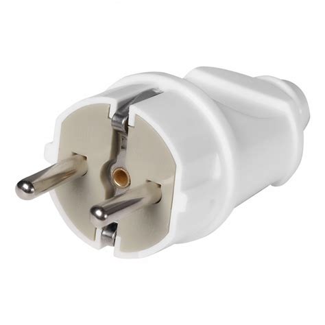Вилка Smartbuy 16A 250V с заземлением белая (SBE-16-P01-w)/600, А-000017158