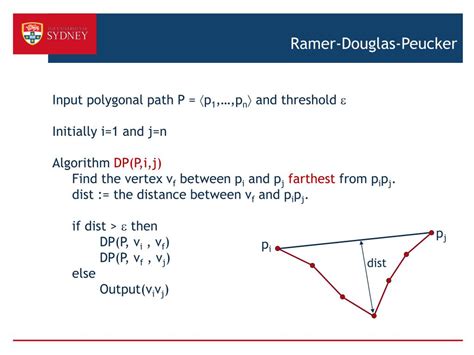 ppt computational movement analysis lecture 3 curve simplification