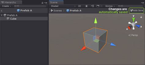 Nested Prefab Guide Save Changes In Prefab Mode