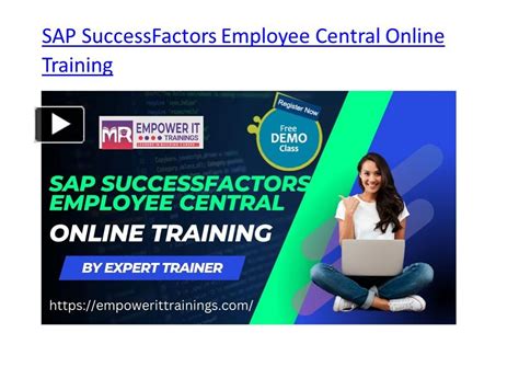 Best Sap Successfactors Employee Central Online Training Presentation
