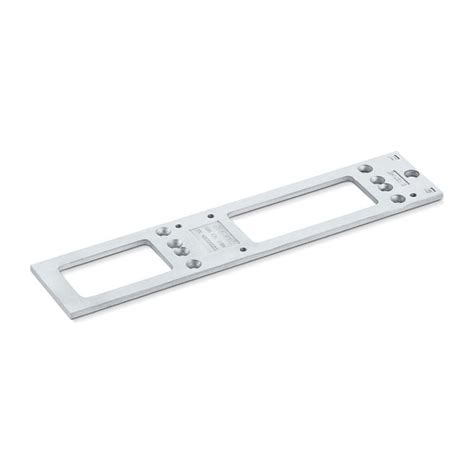 GEZE Montageplatte TS 5000 4000 RAL 9016 lackiert für Schließkörper