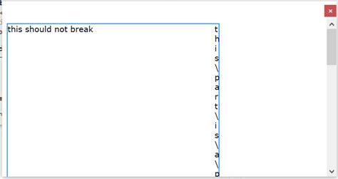 Topic Word Break Not Working Sciter