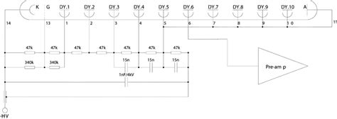 Electronic Scheme Of The Voltage Divider Download Scientific Diagram