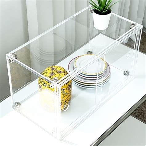 아크릴 다용도 멀티 수납 정리함 투명수납함 리빙박스 책상정리 주방정리 팬트리정리 아크리코