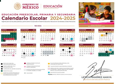 Calendario Escolar 2024 2025 Michoacán