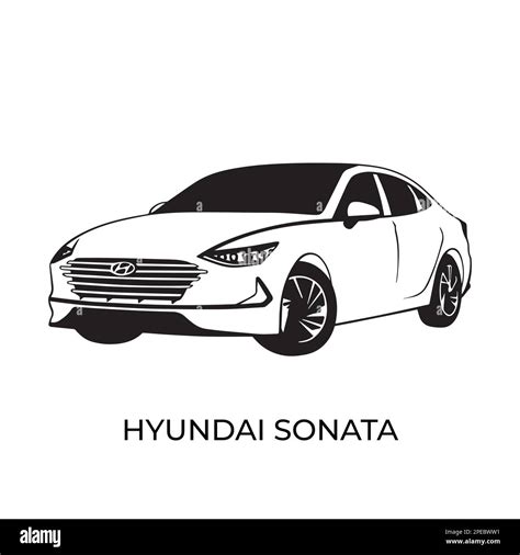 Hyundai Sonata Stock Vector Images Alamy